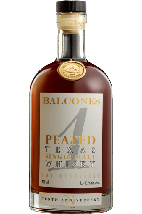 BALCONES WHISKY SINGLE MALT PEATED TEXAS 750ML - Remedy Liquor