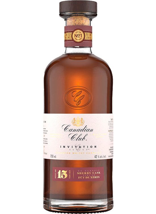 CANADIAN CLUB WHISKY INVITATION SERIES CC CLASSIC SHERRY CASK CANADA 1 ...