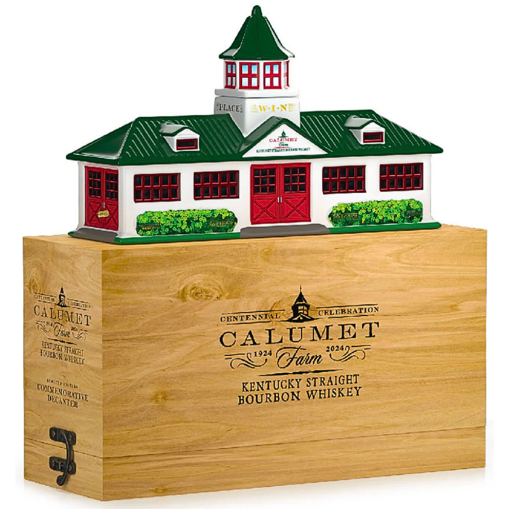 Calumet Farm Bourbon Ceramic Farm Decanter 750ml - Remedy Liquor