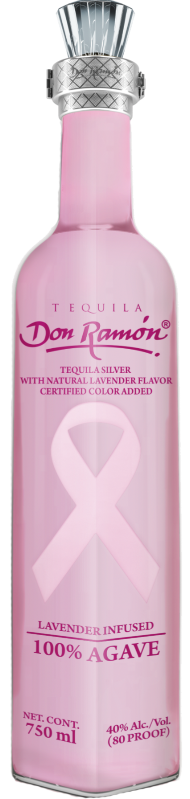 Don Ramon Tequila Silver Lavender Infused Breast Cancer Awareness ...