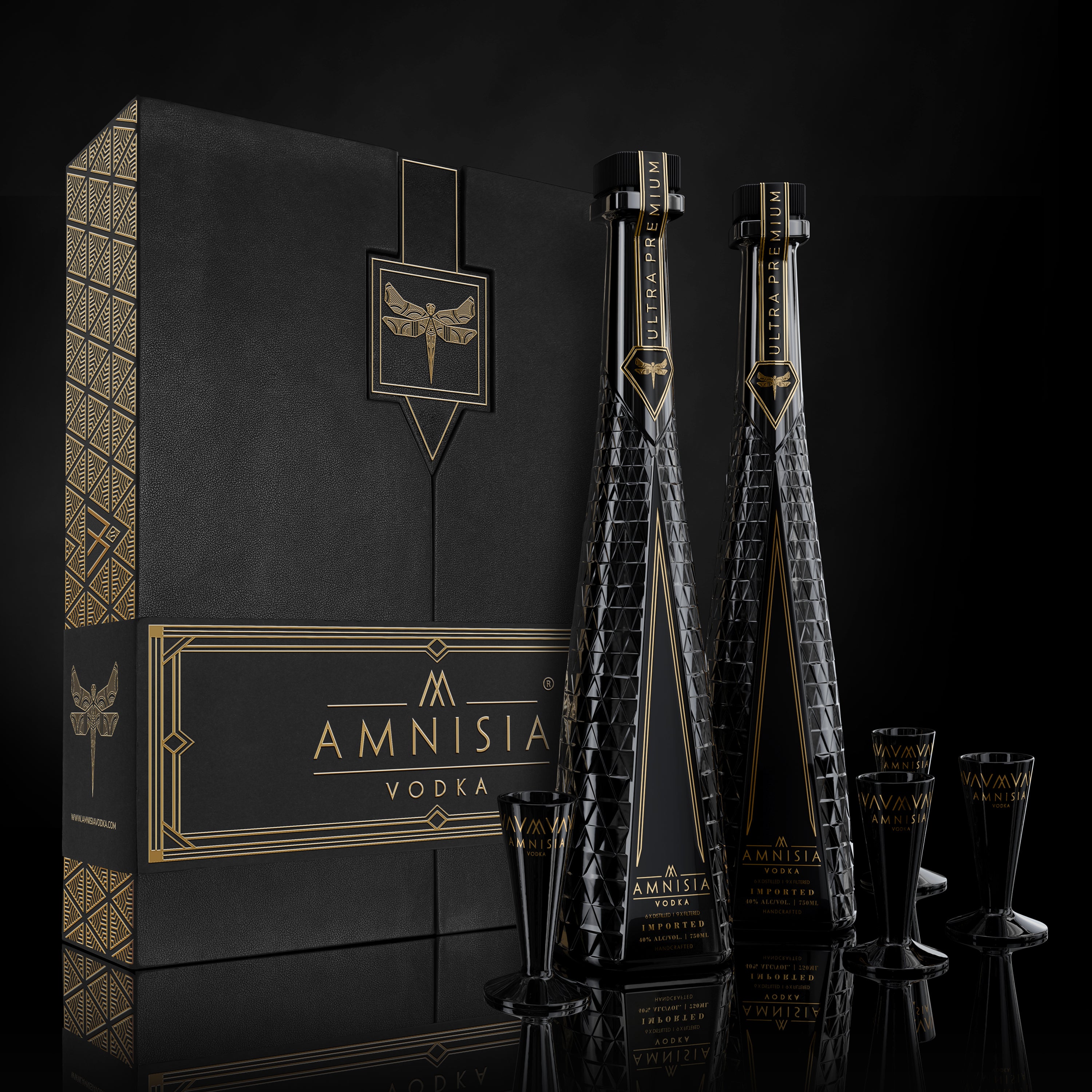 AMNISIA VODKA GIFT SET HANDCRAFTED POLAND 750ML – Remedy Liquor