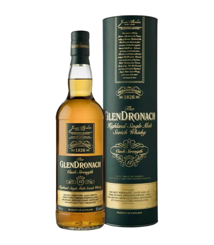 GLENDRONACH SCOTCH SINGLE MALT BATCH 12 CASK STRENGTH 700ML – Remedy Liquor