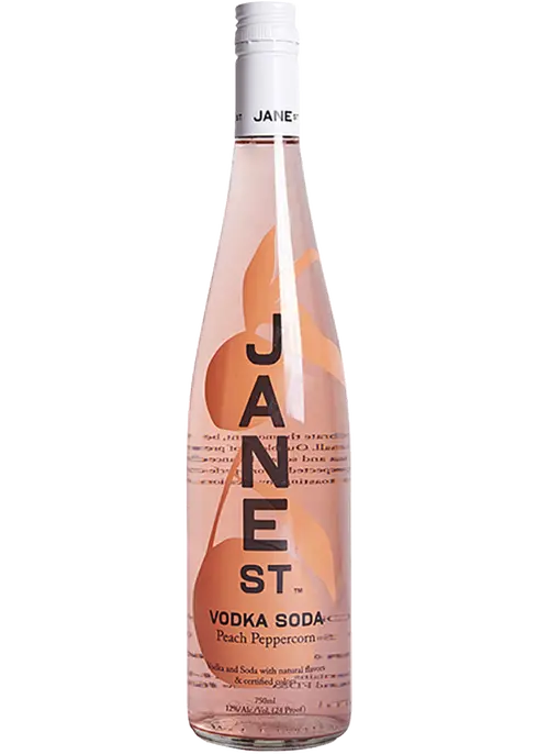 Jane St. Vodka Soda Peach Peppercorn 750ML - Remedy Liquor