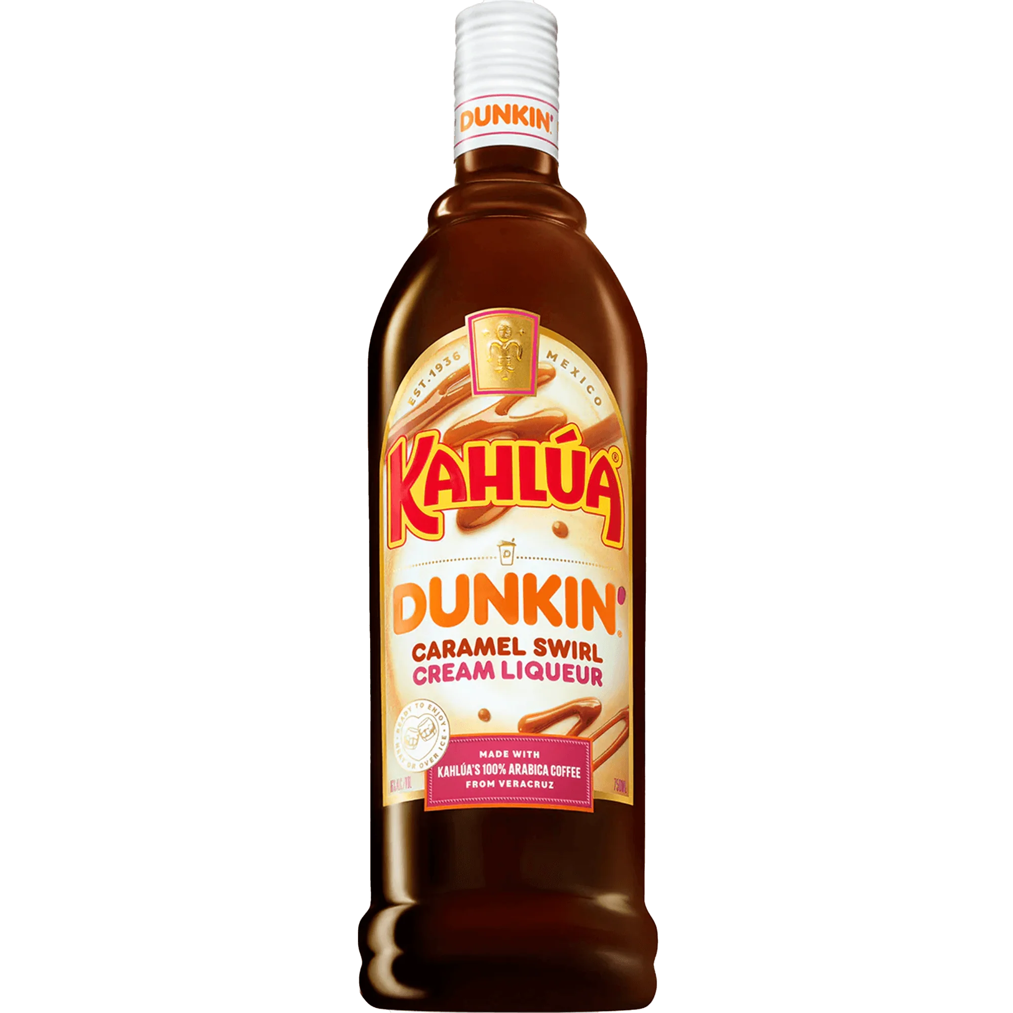Kahlúa Liqueur Dunkin Edition Caramel Swirl Coffee Mexico 750ML ...