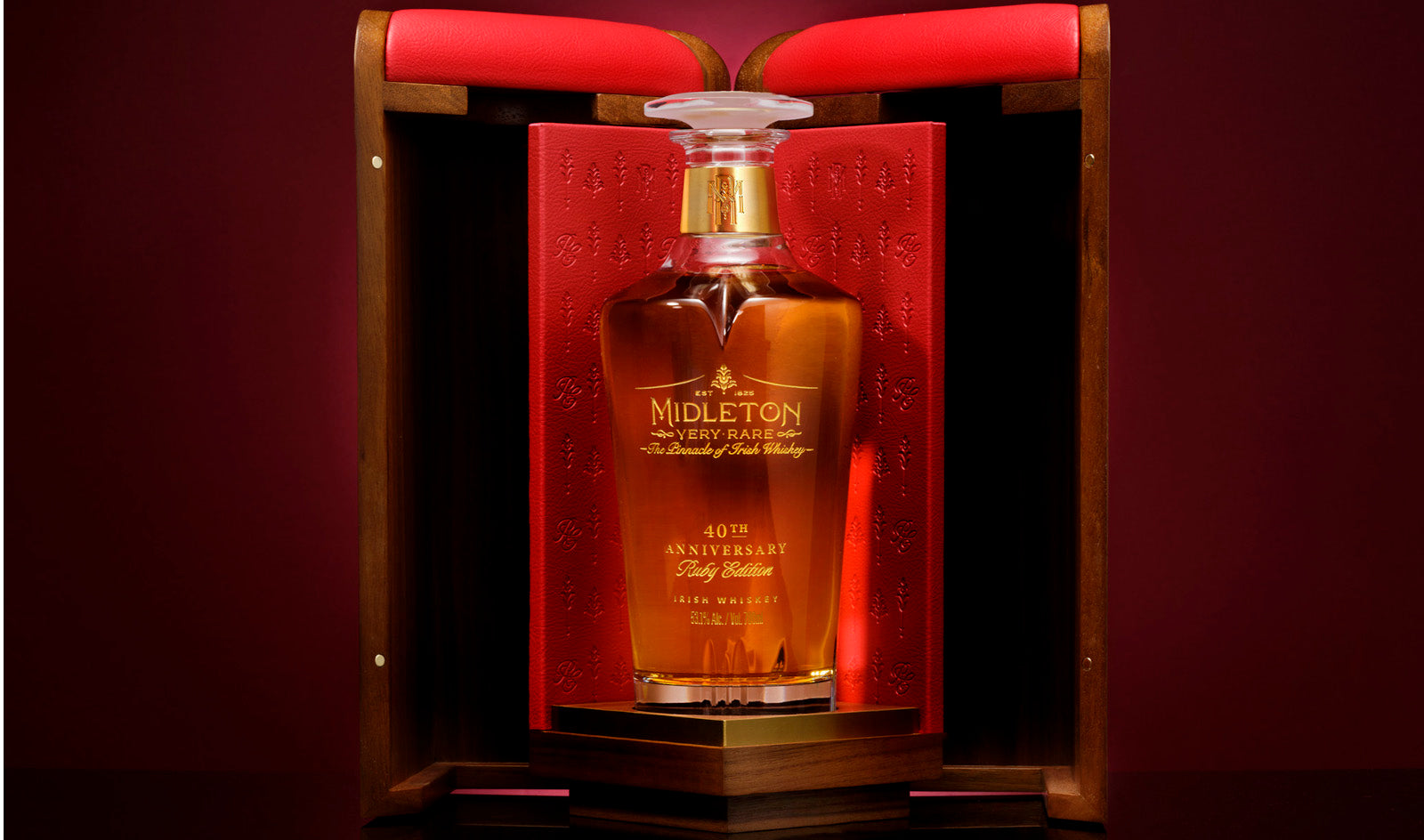 MIDLETON WHISKEY VERY RARE 40TH ANNIVERSARY LIMITED RUBY EDITION IRISH ...