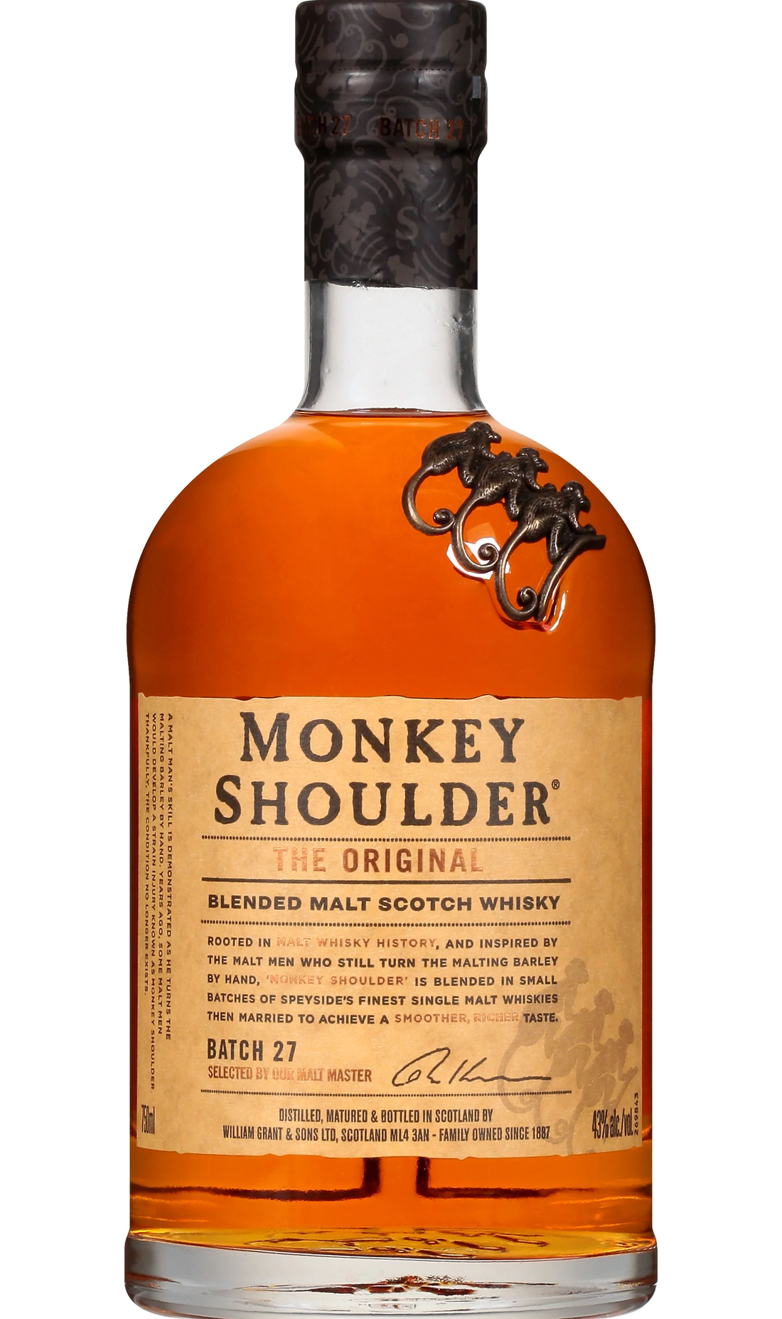 MONKEY SHOULDER SCOTCH BLENDED MALT 750ML - Remedy Liquor