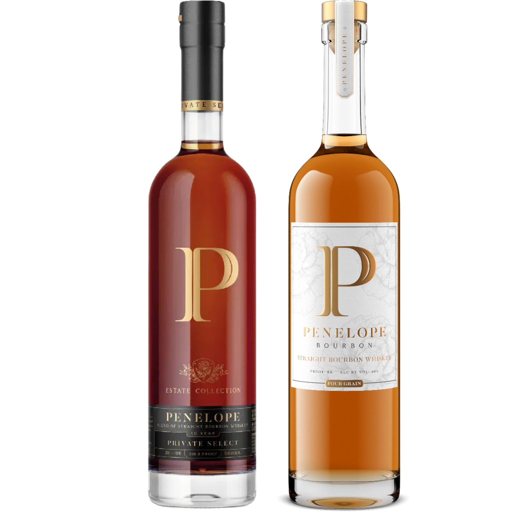 Penelope Bourbon Private Collection 10YR + Penelope Bourbon Four Grain ...
