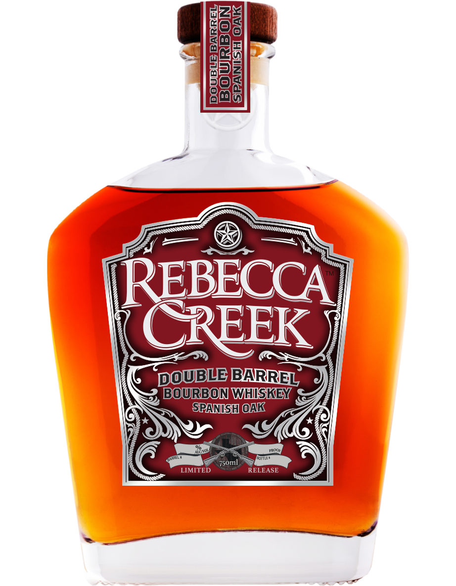 REBECCA CREEK DOUBLE BARREL BOURBON WHISKEY SPANISH OAK TEXAS 125.3PF ...