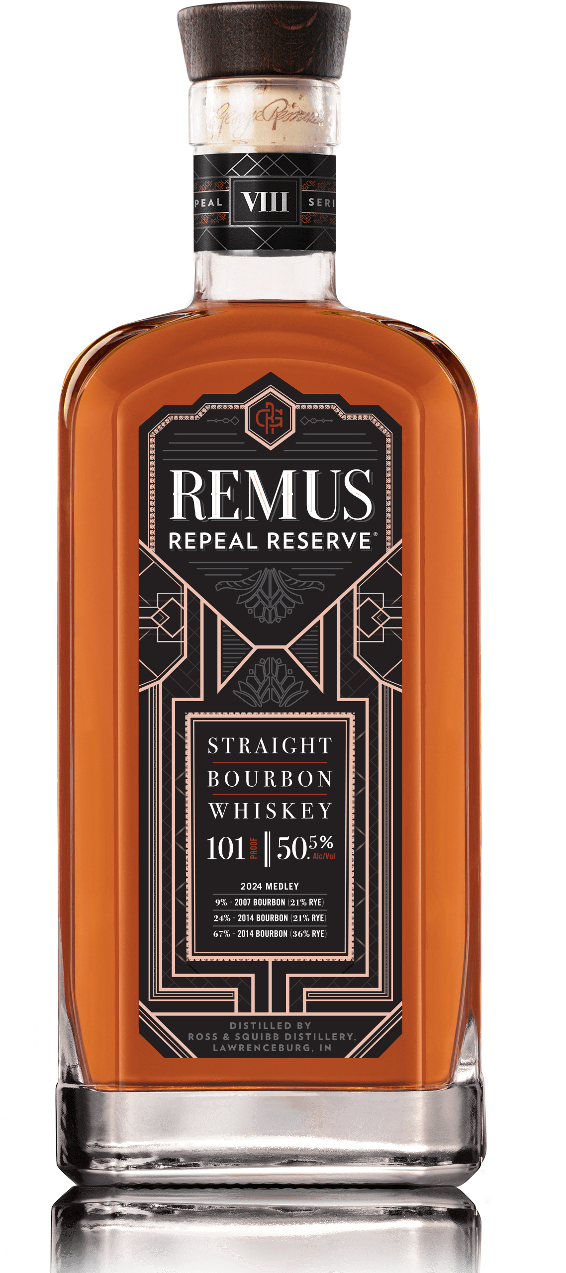 George Remus Bourbon Straight Repeal Reserve VIII Series Indiana 750ML ...
