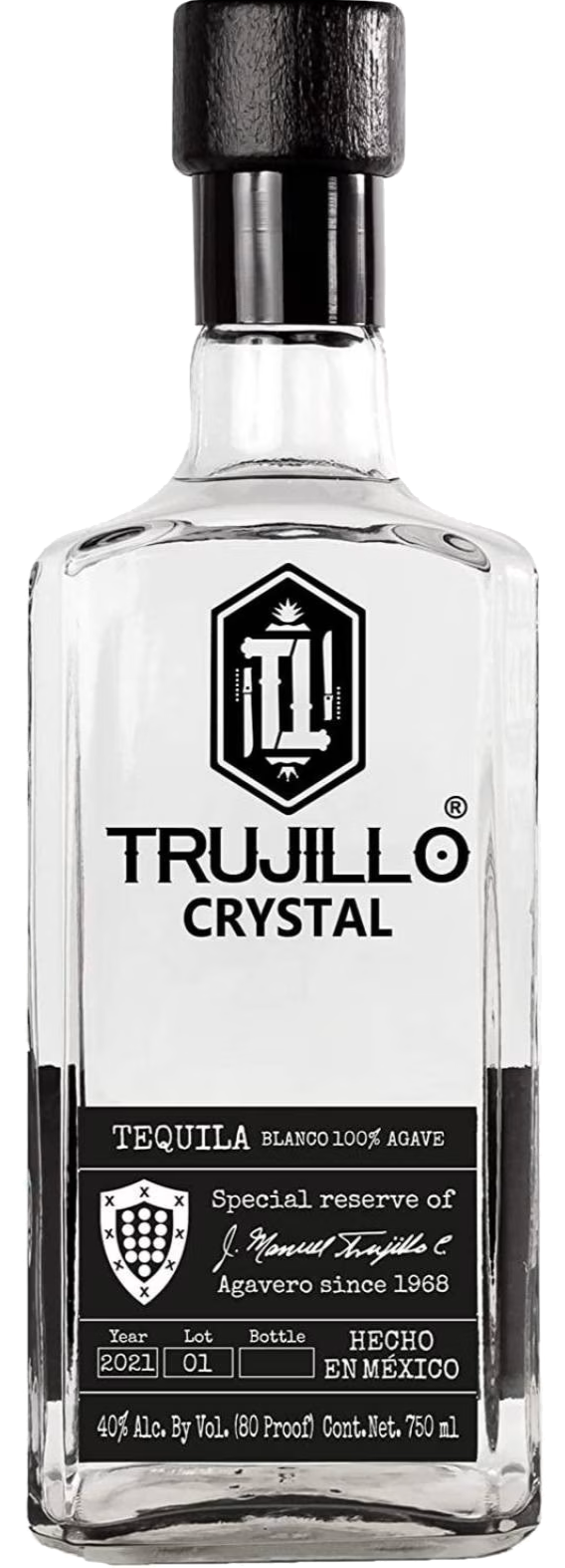 Trujillo Tequila Blanco Crystal 700ML - Premium 100% Blue Agave ...