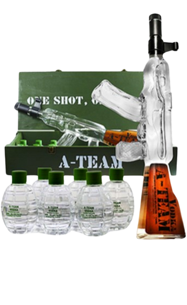 A-Team SWAT Vodka Box with Grenades 750mL – Remedy Liquor