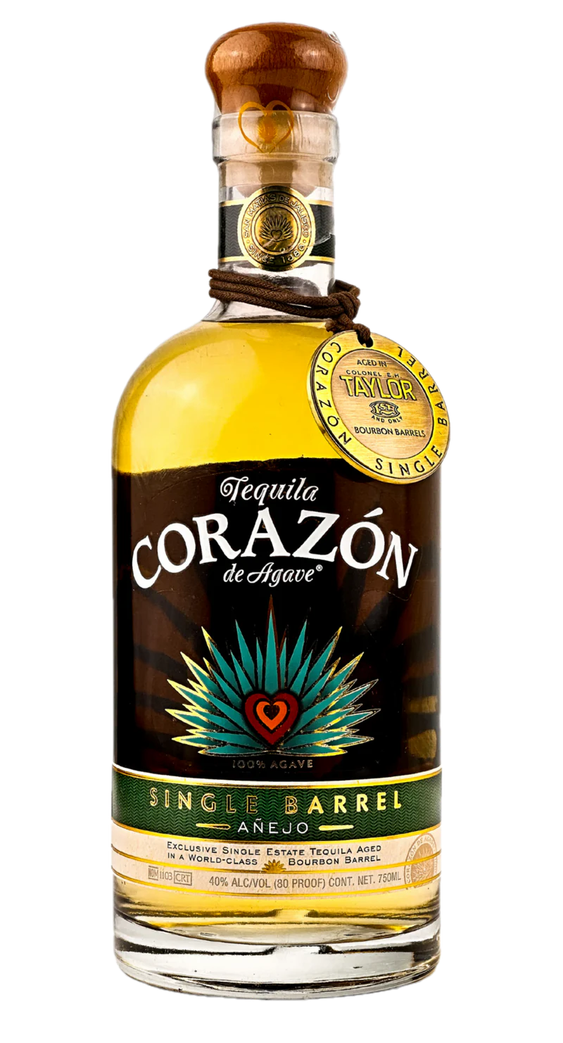 Corazón Tequila Añejo Aged in E.H. Taylor Barrel 750ML – Remedy Liquor