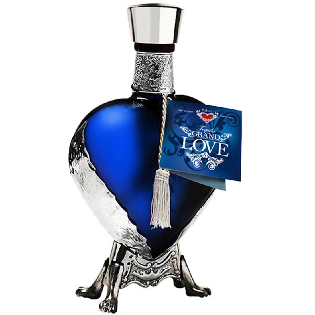 GRAND LOVE TEQUILA BLANCO BLUE HEART 750ML – Remedy Liquor