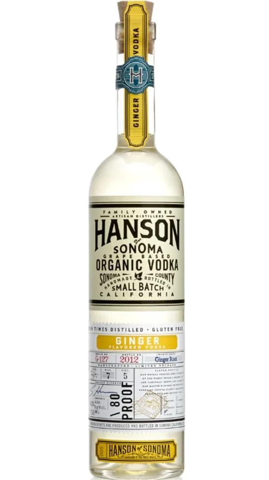HANSON VODKA SONOMA GINGER FLAVORED ORGANIC ORIGINAL 750ML – Remedy Liquor