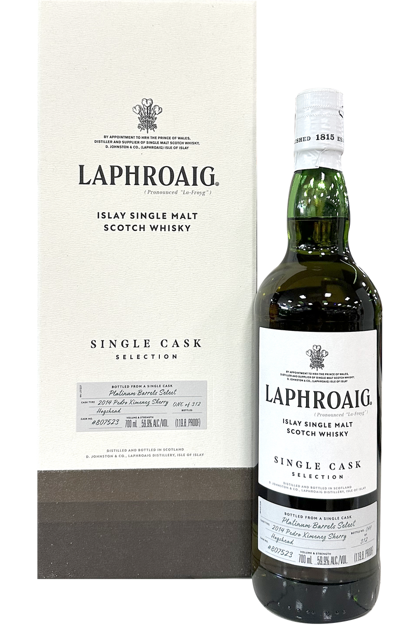 LAPHROAIG SCOTCH SINGLE MALT LIMITED SINGLE CASK SELECTION PX SHERRY ...