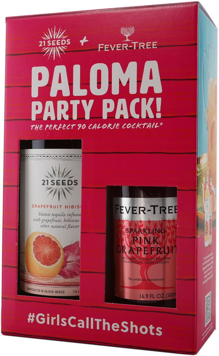 21 Seeds Tequila Grapefruit Hibiscus Gft Pack W/ Fever Tree Sparkling ...