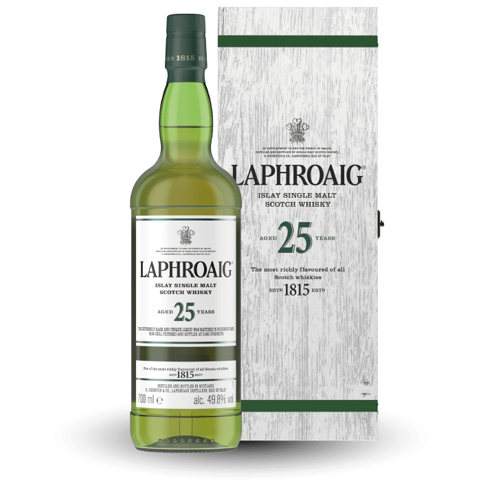LAPHROAIG SCOTCH SINGLE MALT ISLAY 25YR 750ML – Remedy Liquor