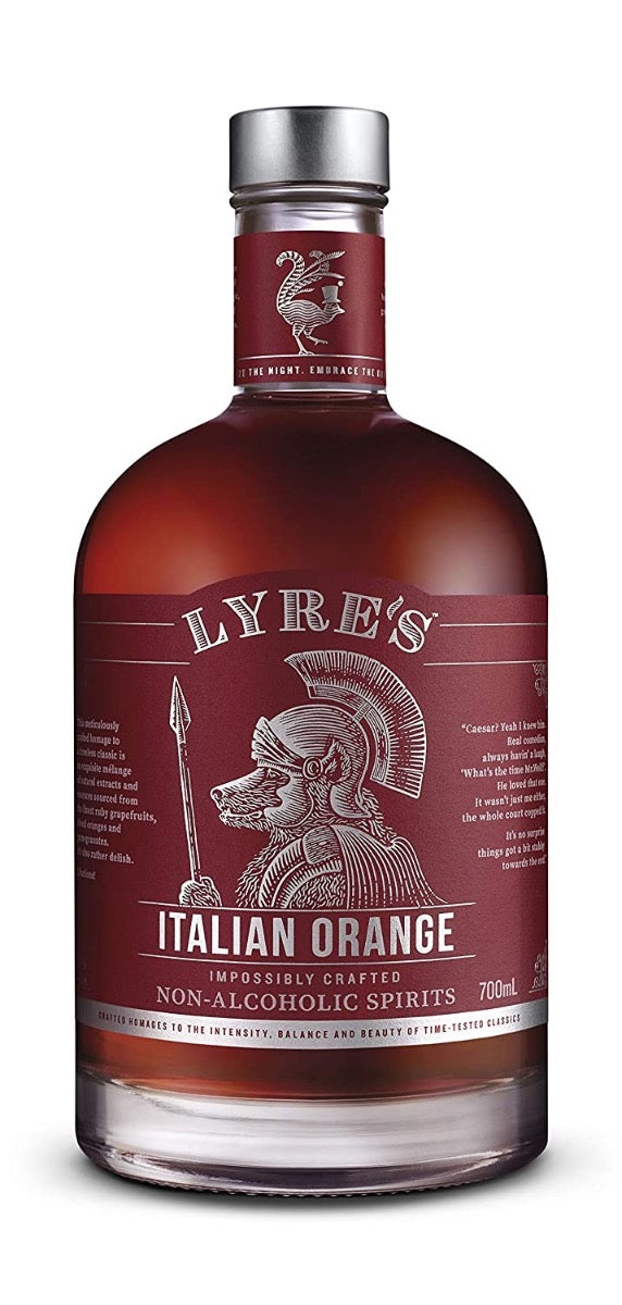 LYRES ITALIAN ORANGE NON ALCOHOLIC AUSTRALIA 700ML – Remedy Liquor