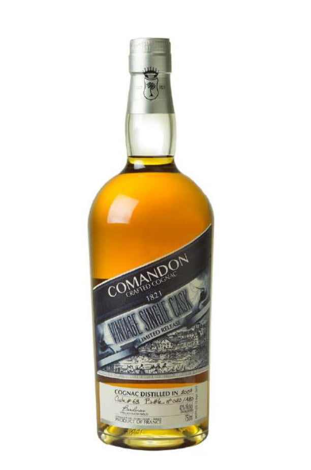 Comandon Cognac Crafted Single Cask 2007 VTG 8YR 750ML - Remedy Liquor