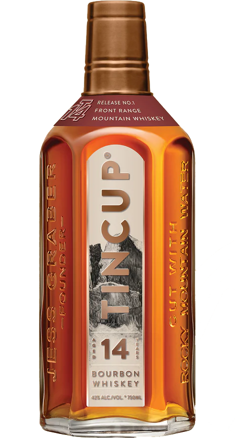 TIN CUP BOURBON STRAIGHT FOURTEENER COLORADO 14YR 750ML – Remedy Liquor