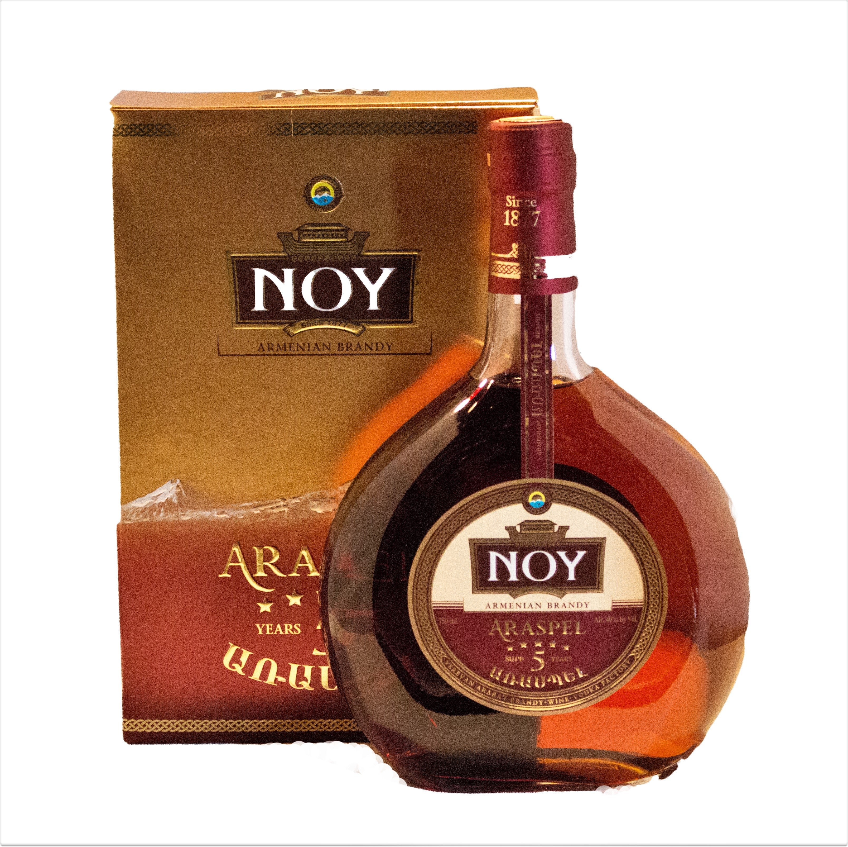 Noy Brandy Armenian 5YR 750ML - Remedy Liquor