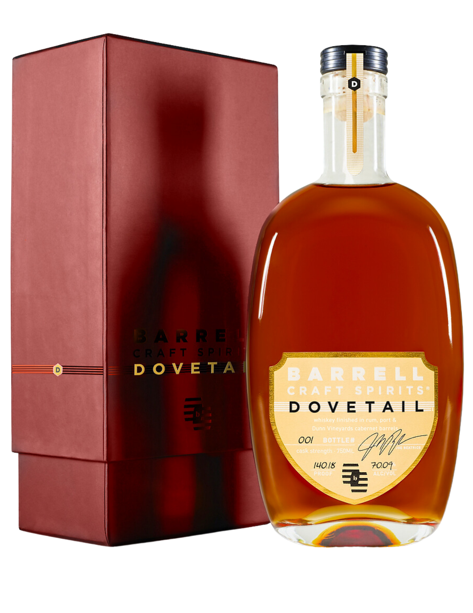 BARRELL CRAFT DOVETAIL WHISKEY GOLD LABEL CASK STRENGTH KENTUCKY 750ML ...