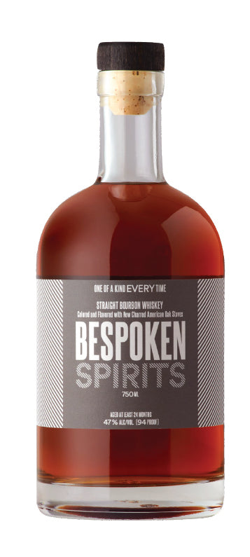BESPOKEN SPIRITS BOURBON STRAIGHT AGED FOR 24 MONTHS INDIANA 750ML ...