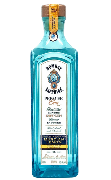 Bombay Sapphire Gin Dry Premier Cru Murcian Lemon London 700ML – Remedy ...