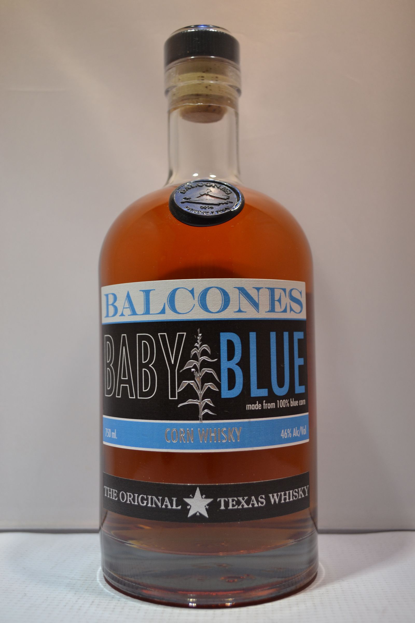 BALCONES WHISKY CORN BABY BLUE TEXAS 92PF 750ML – Remedy Liquor