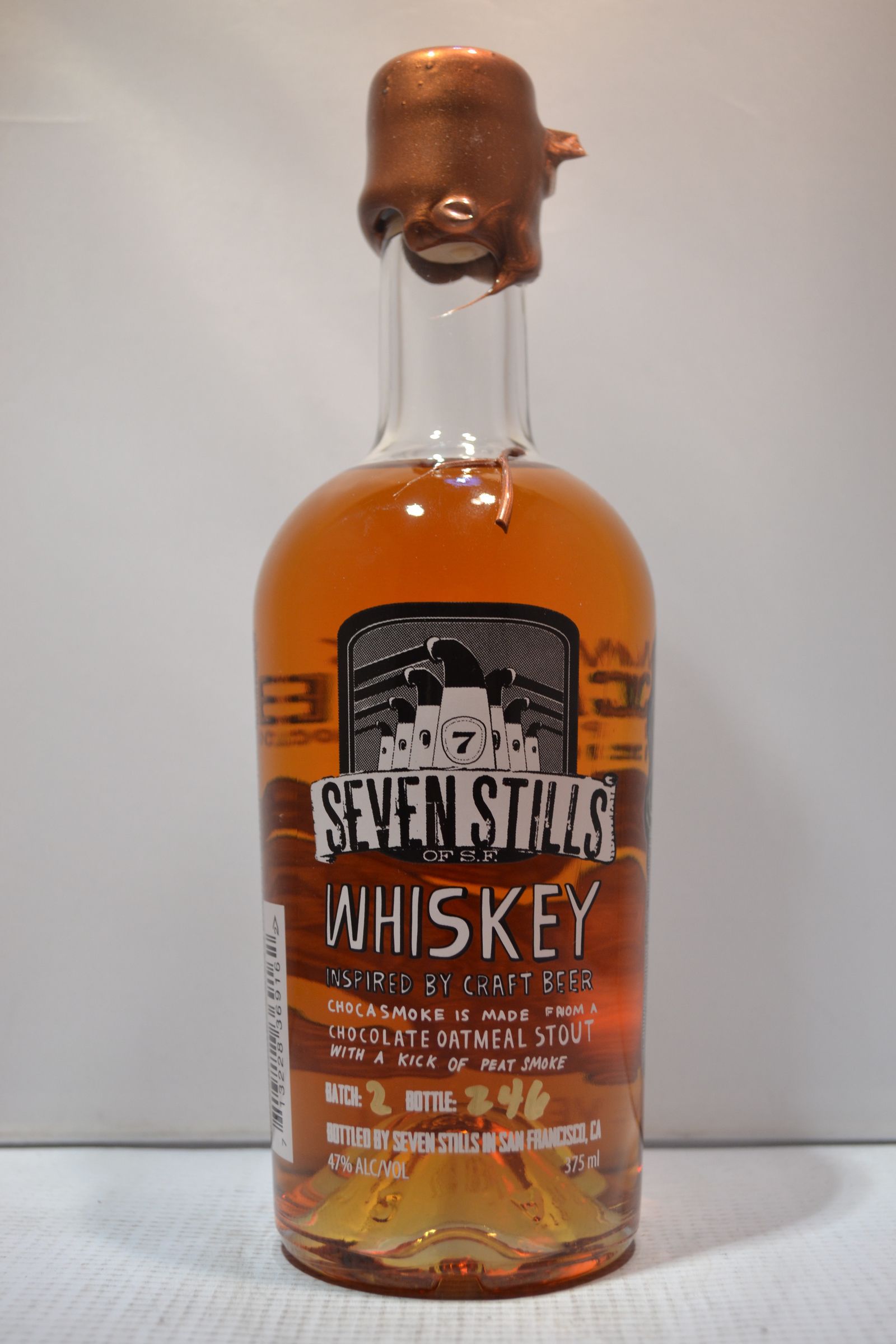 SEVEN STILLS WHISKEY CHOCASMOKE INSPIRED BY CRAFT BEER CALIFORNIA 375M ...