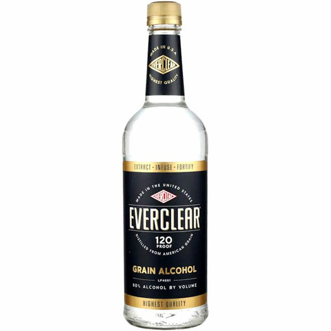 EVERCLEAR GRAIN ALCOHOL 120PF 1LI – Remedy Liquor