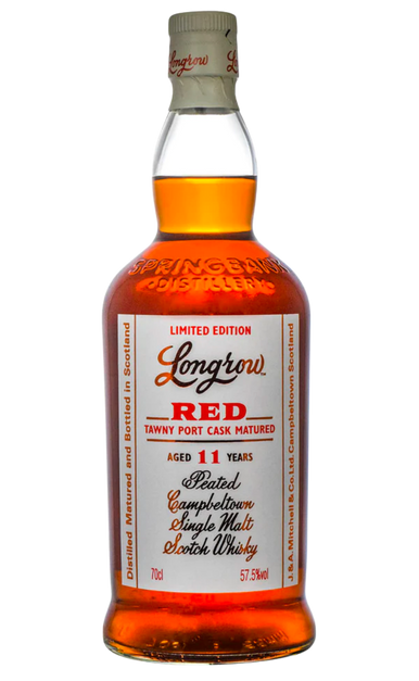 LONGROW RED SCOTCH SINGLE MALT PEATED TAWNY PORT CASK 11YR 700ML ...