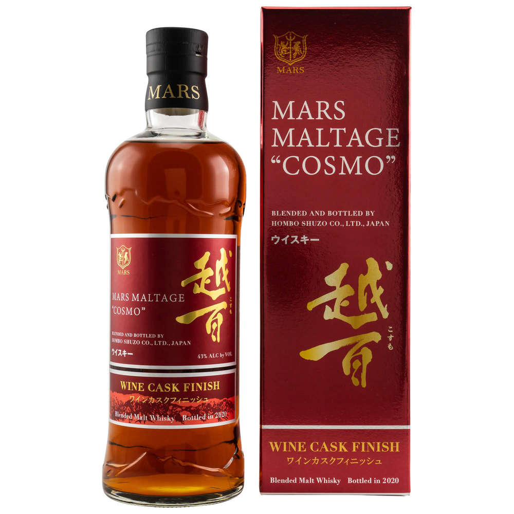 MARS WHISKY BLENDED MALTAGE COSMO WINE CASK FINISH JAPAN 750ML – Remedy ...