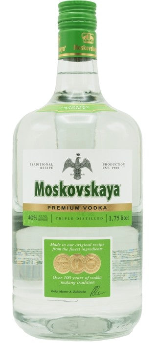 Moskovskaya Vodka Premium Russia 1.75LI - Remedy Liquor