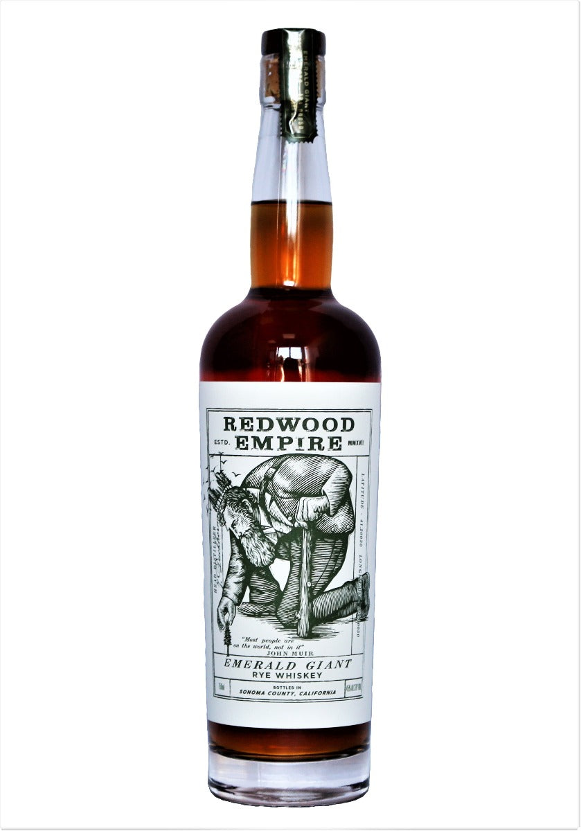 REDWOOD EMPIRE EMERALD GIANT WHISKEY RYE SONOMA COUNTY 750ML – Remedy ...