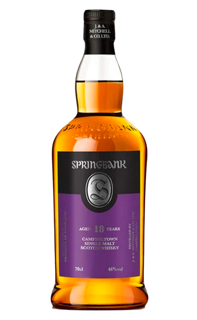SPRINGBANK SCOTCH SINGLE MALT CAMPBELTOWN 18YR 700ML - Remedy Liquor