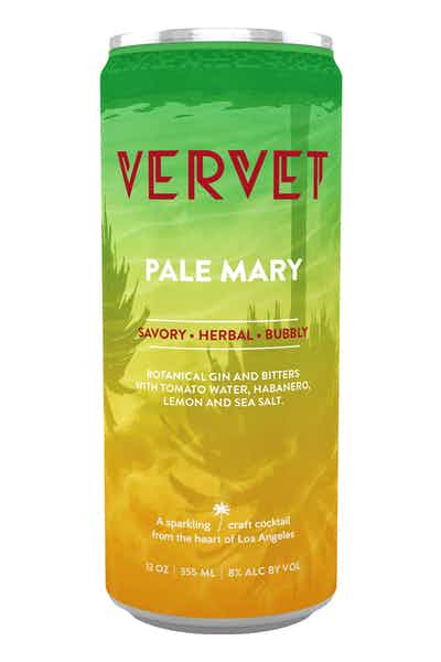 VERVET PALE MARY COCKTAIL SAVORY HERBAL BUBBLY 12OZ CAN – Remedy Liquor