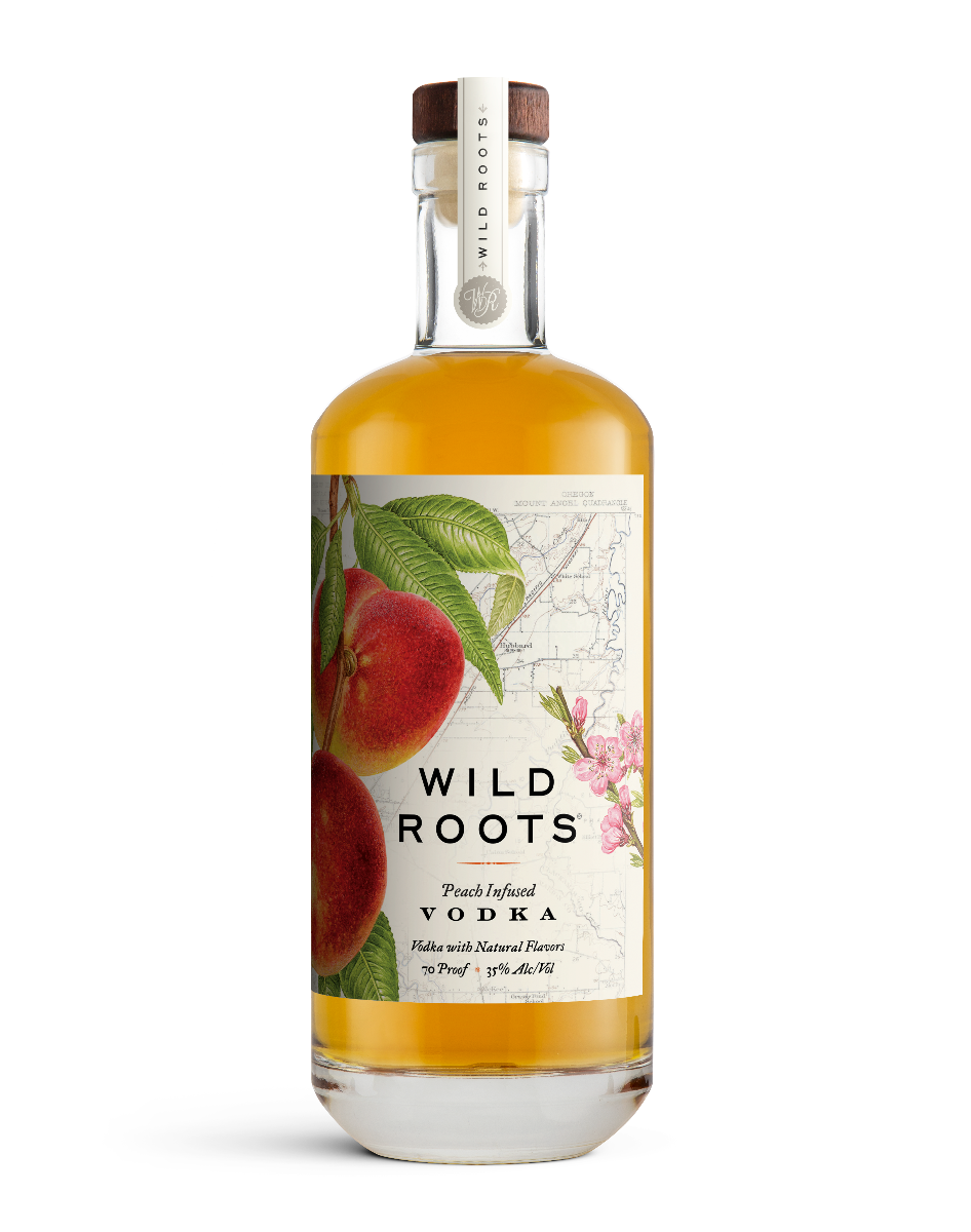 Wild Roots Vodka Peach Infused Oregon 750ML - Remedy Liquor